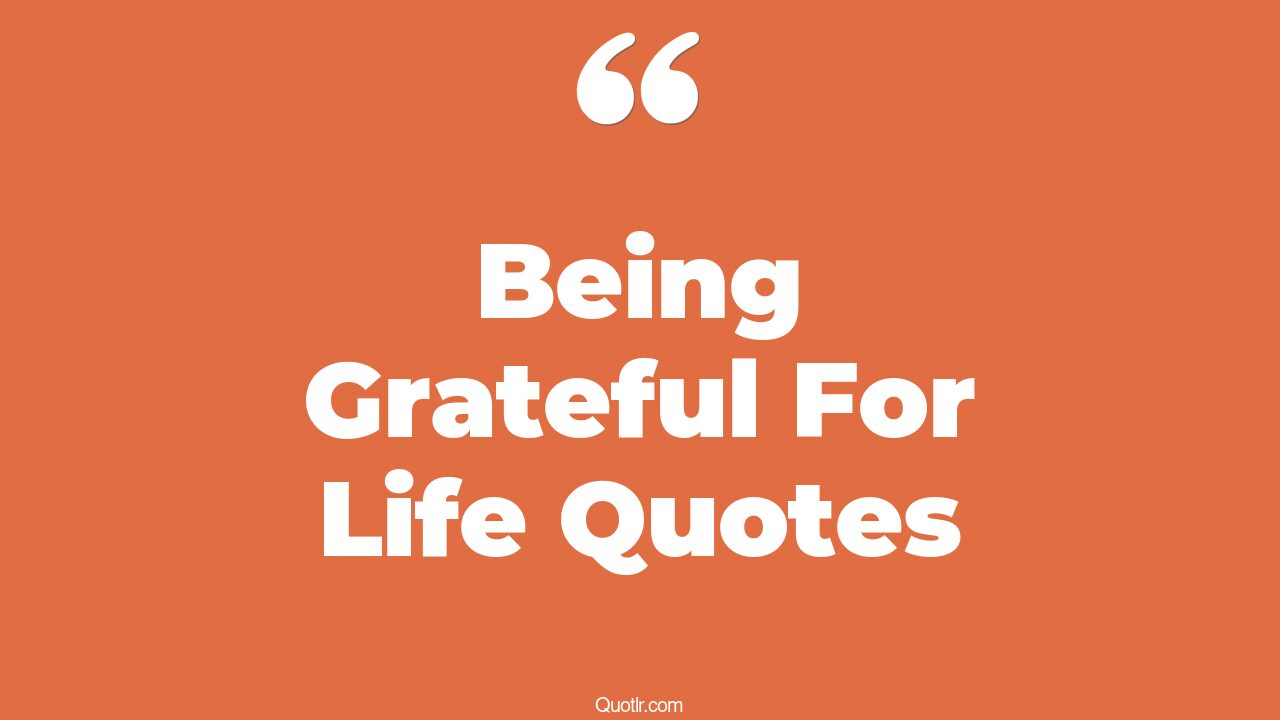 135+ Sensational Being Grateful For Life Quotes That Will Unlock Your ...