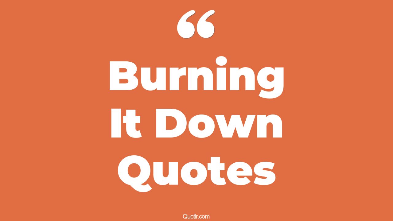 45 Memorable Burning It Down Quotes | miss maudie's house burning down ...