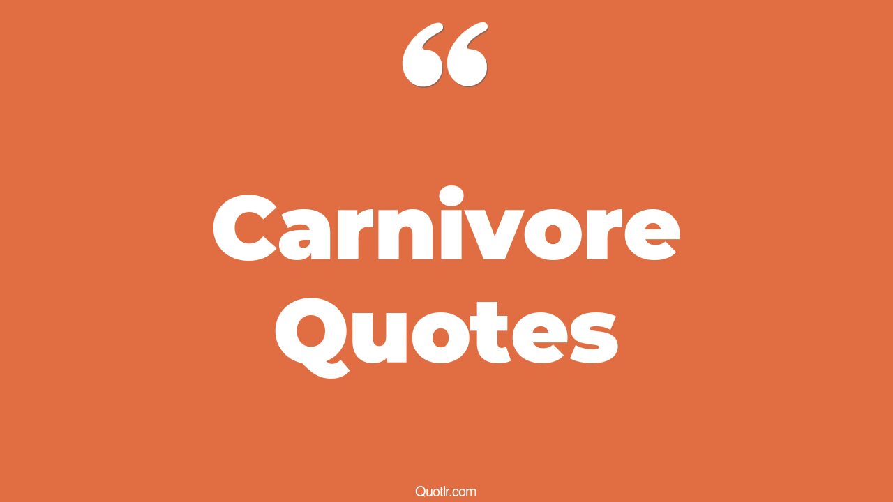 153 Carnivores Quotes to Help You Appreciate Their Role in Nature