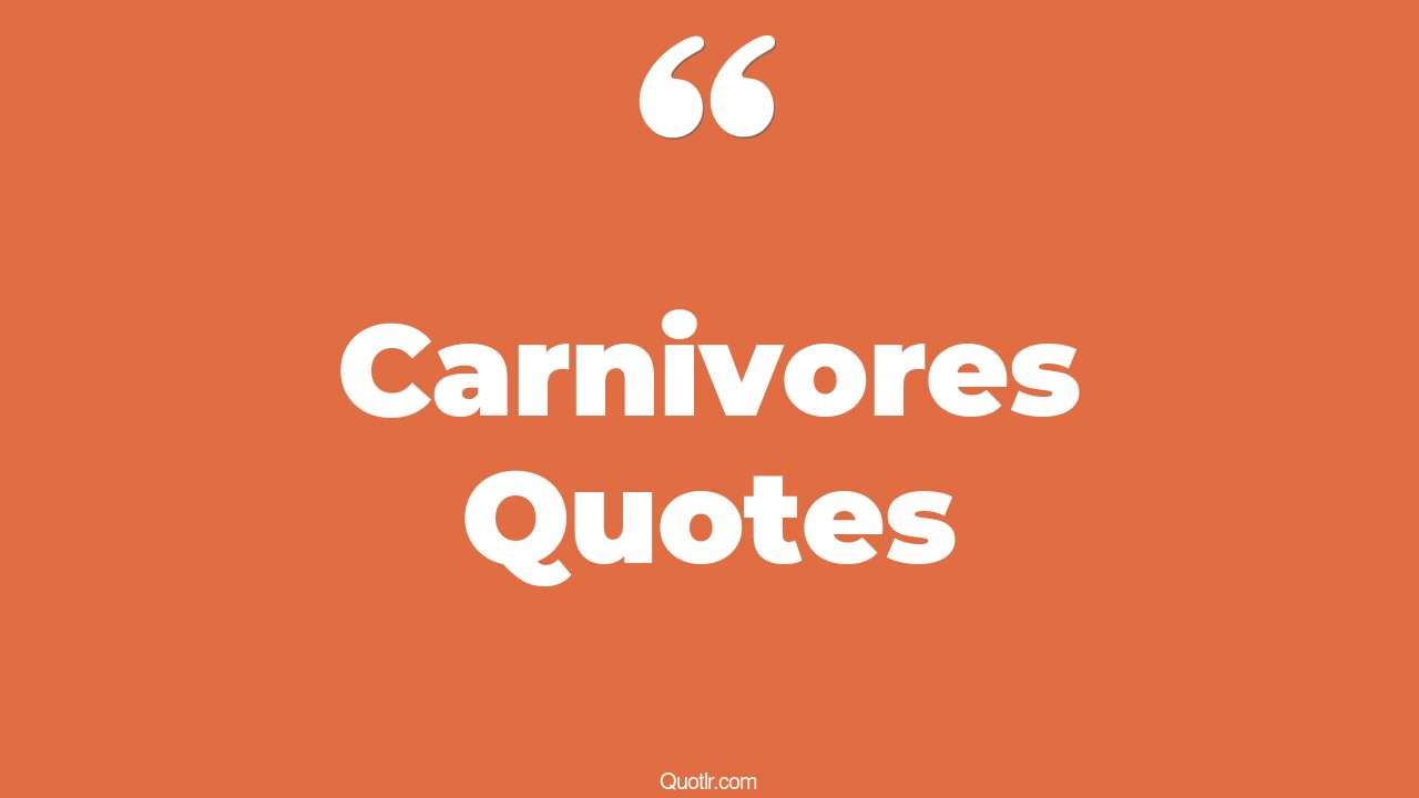 153 Carnivores Quotes to Help You Appreciate Their Role in Nature