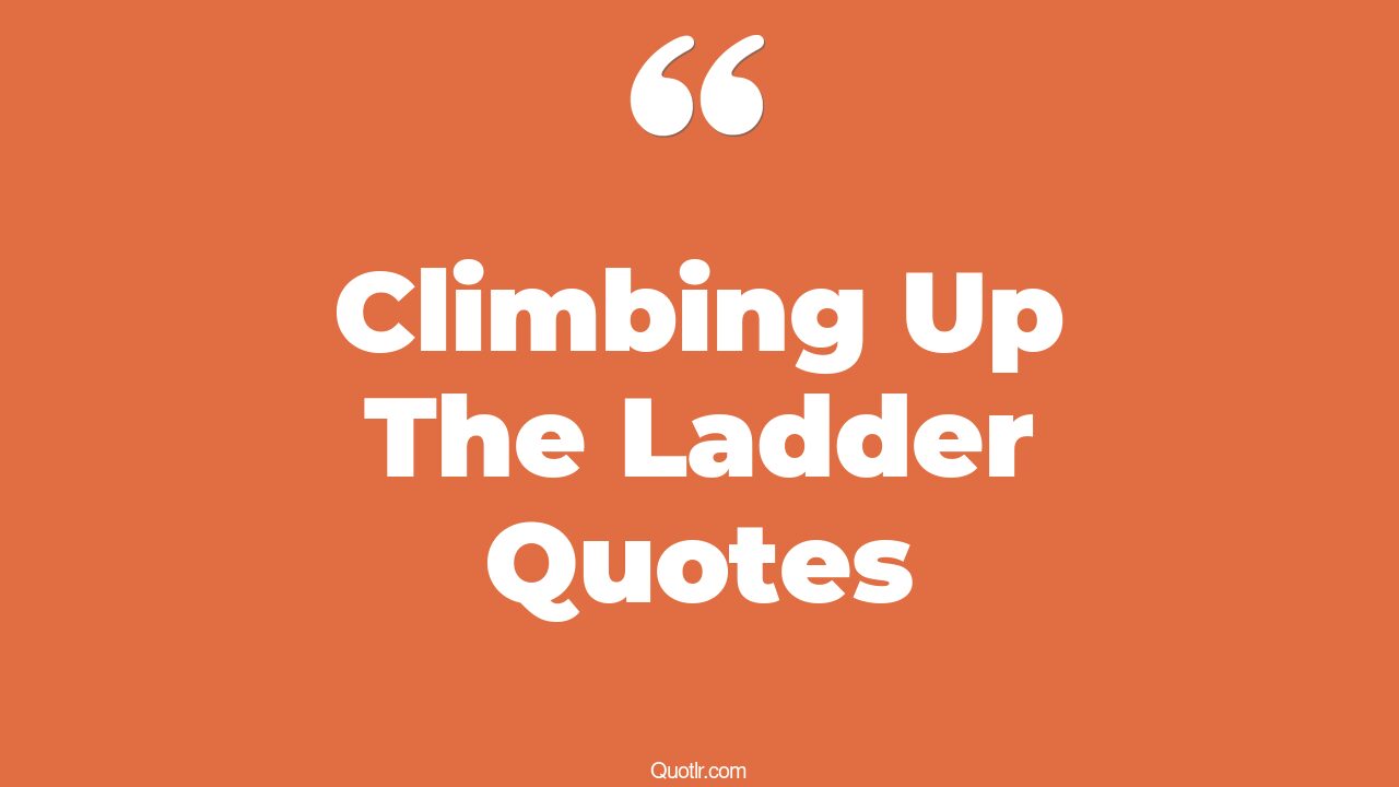 39+ Unusual Climbing Up The Ladder Quotes That Will Unlock Your True ...