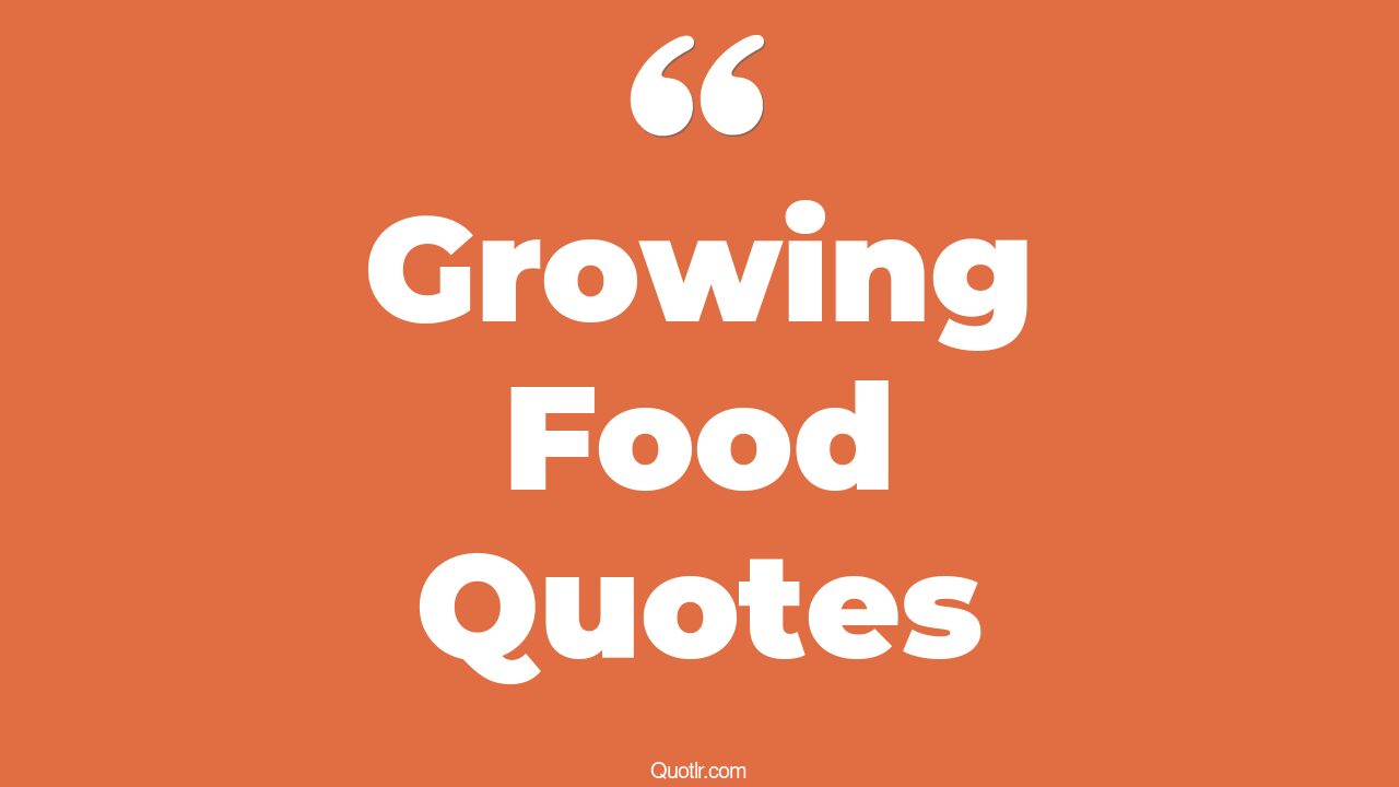 45+ Belligerent Growing Food Quotes That Will Unlock Your True Potential