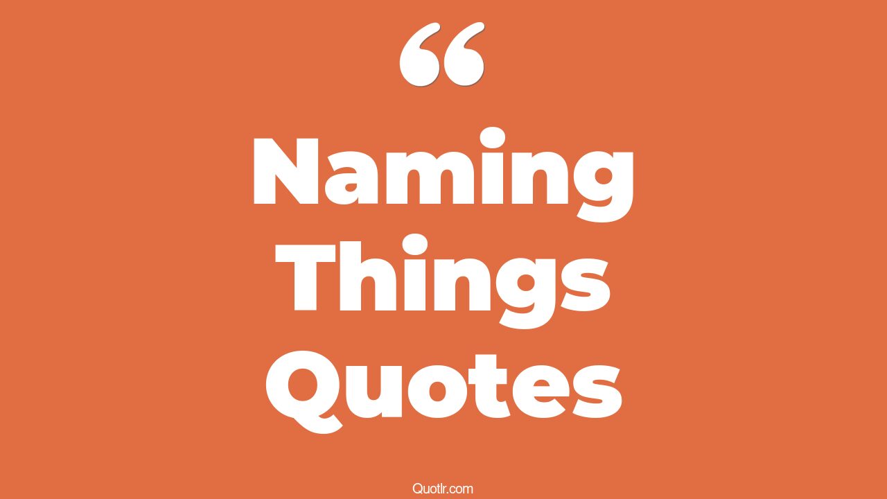 45 Controversy Naming Things Quotes | naming, naming words person place ...